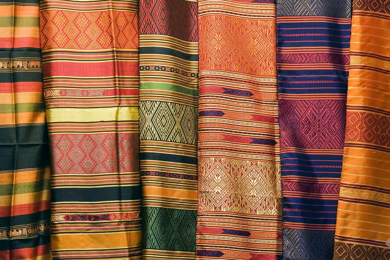 Thai silk in Phuket