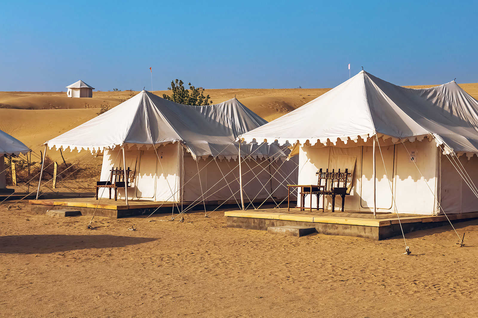 Night Desert Tent Safari